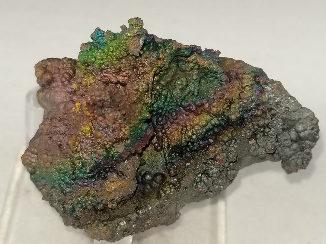 RAINBOW TURGITE Crystals Iridescent Hematite Goethite Graves Mountain ...