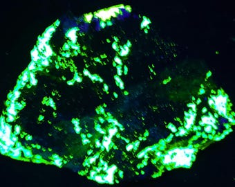 Shortwave Fluorescent 4-color Esperite Willemite Calcite & Hardystonite ...