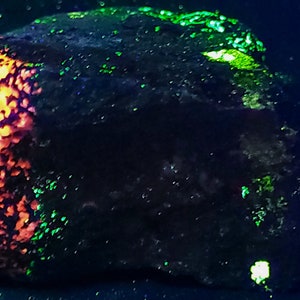 Shortwave SW UV Fluorescent 4-color Esperite Willemite Hardystonite ...