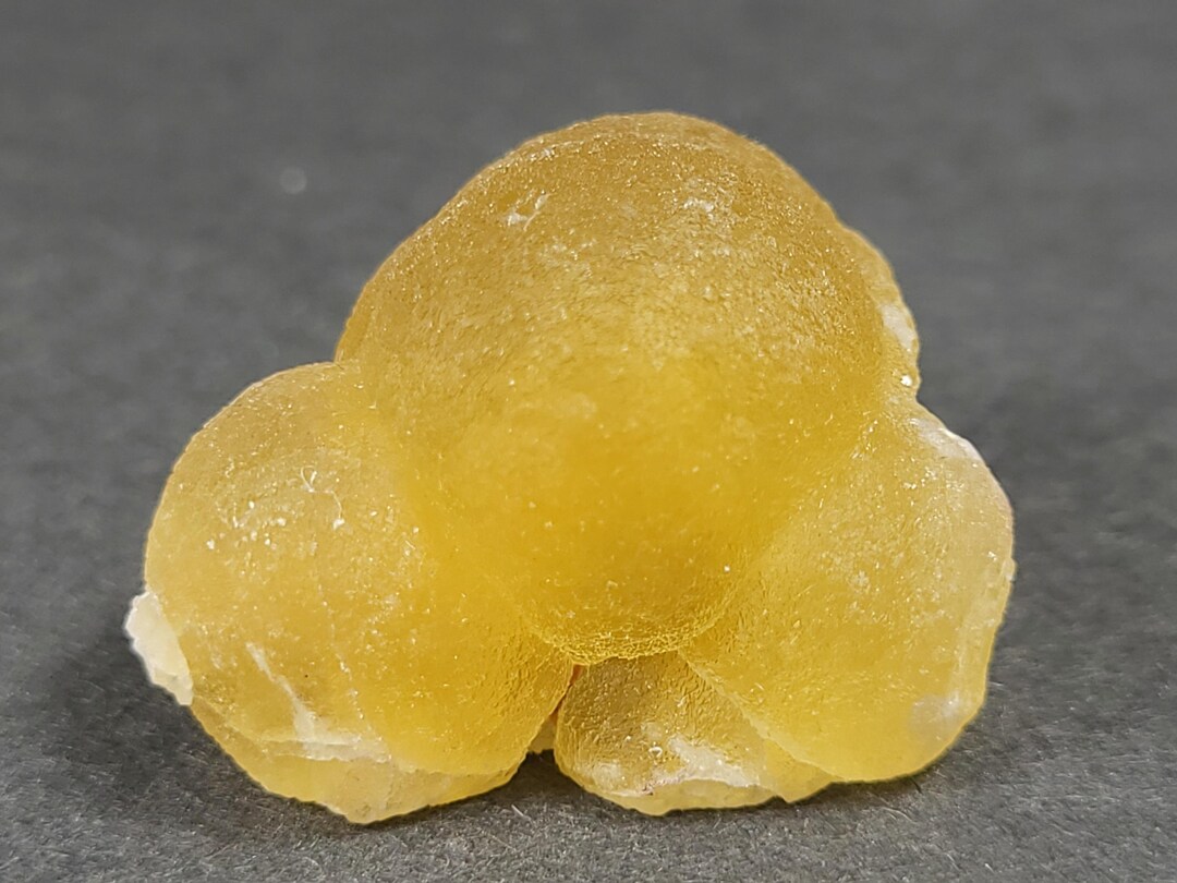 Rare Botryoidal Golden Yellow Fluorite Crystals From Xinyang Henan ...