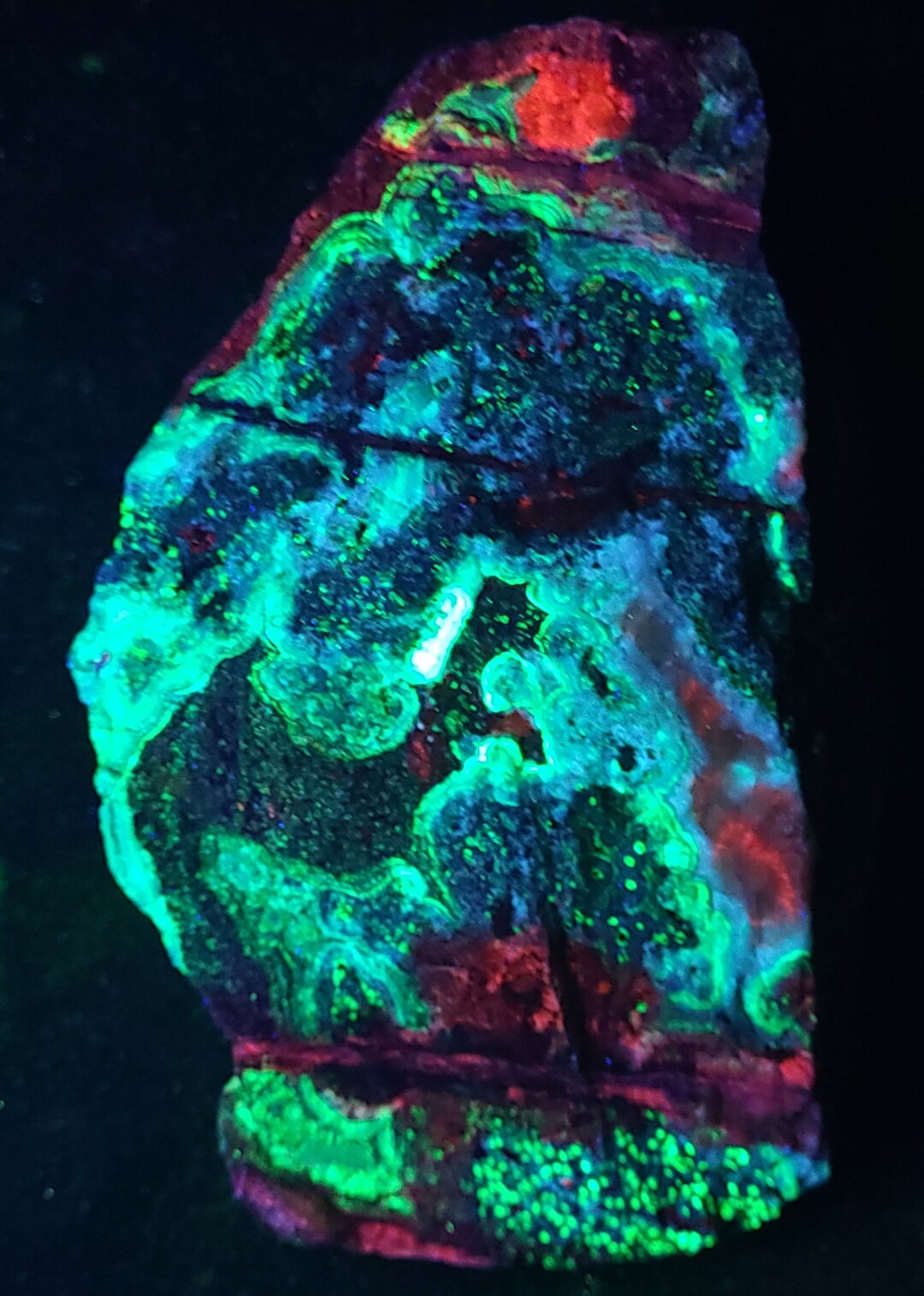 SW Mw LW Fluorescent Phosphorescent Willemite & Calcite Third Plain ...