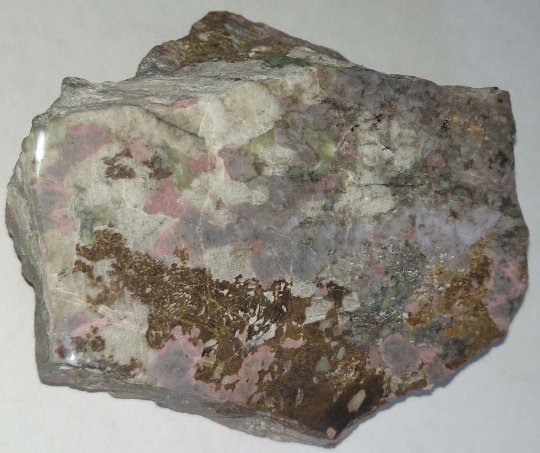Super Blue/grey/pink Glauchocroite + Purple Leucophoenicite W SW ...
