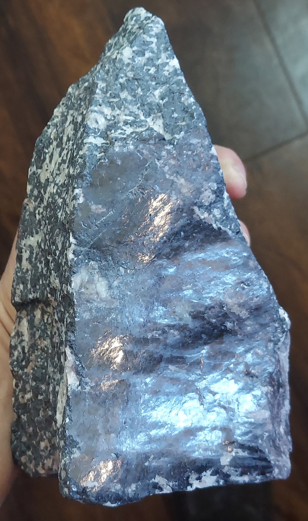 XL 9.6lbs Sw + Lw UV Fluorescent Willemite & Franklinite Double ...