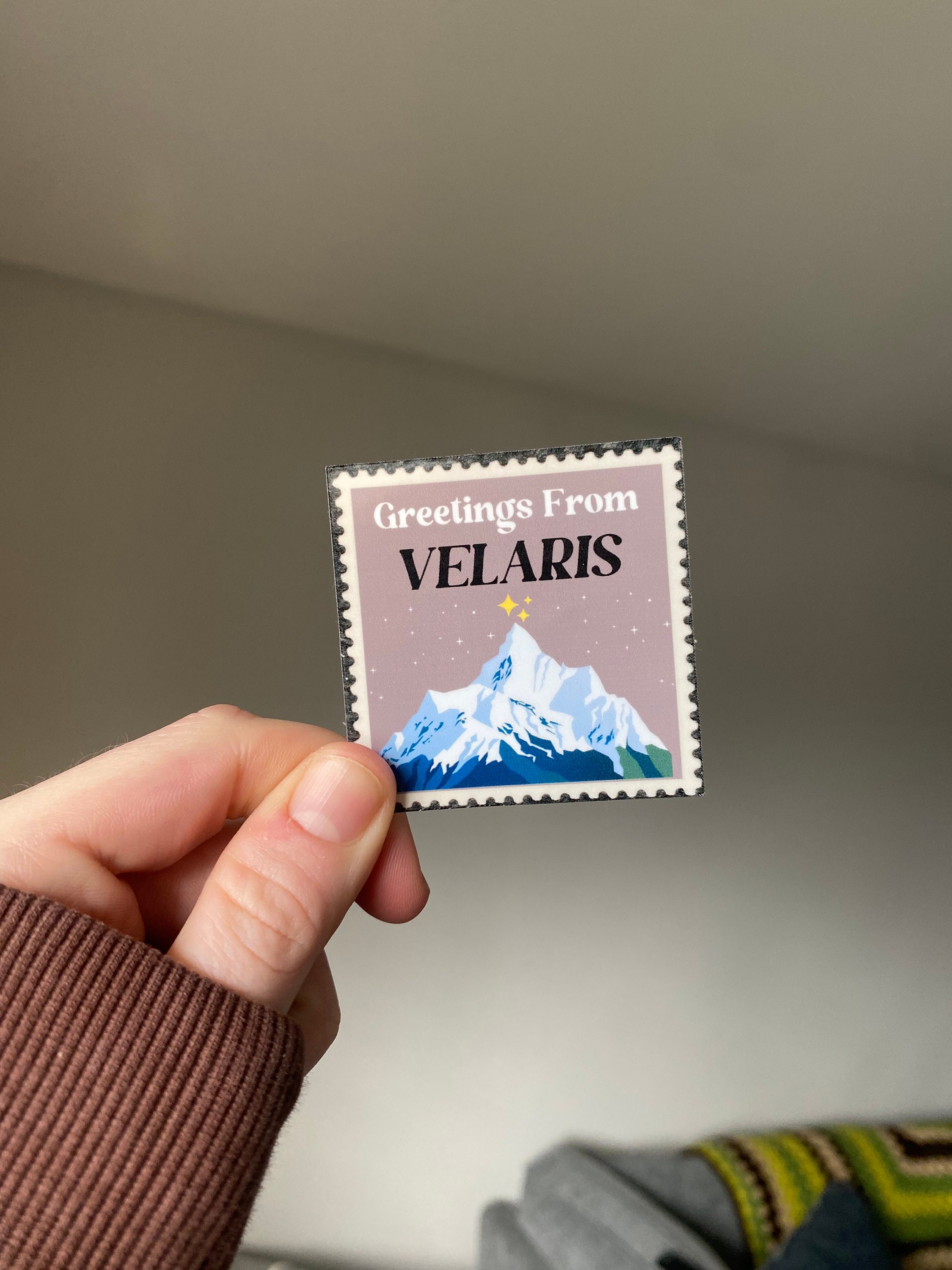 ACOTAR Velaris Sticker Velaris Stamp Sticker SJM Universe Sticker ...