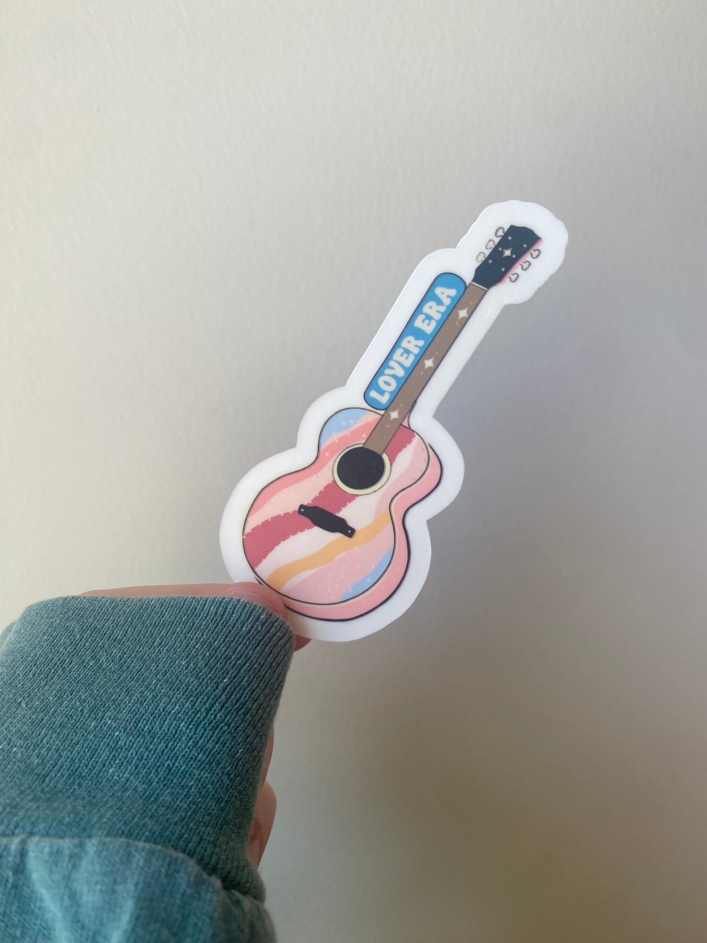 Lover Era Sticker Taylor Swift Lover Album Cute Handmade Lover Guitar ...