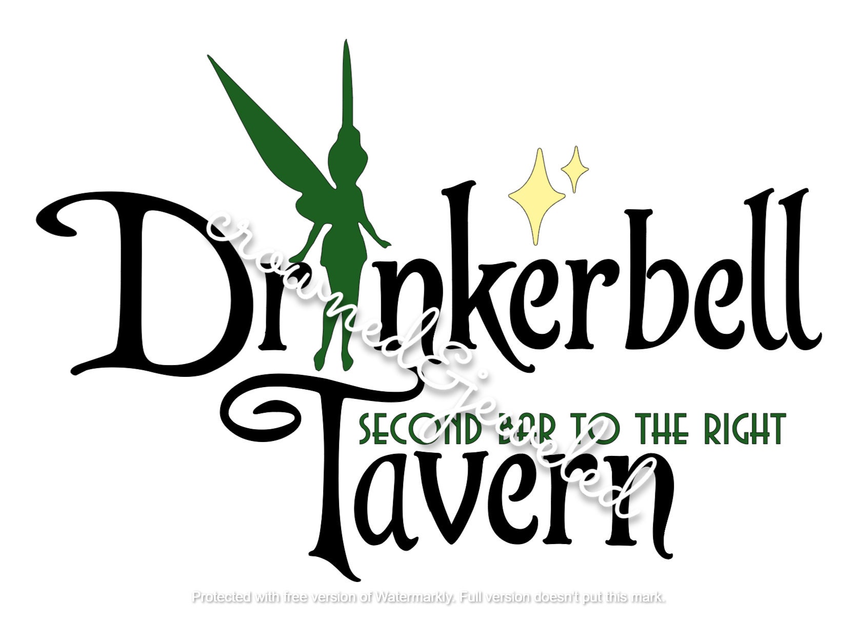 Drinkerbell Tavern- Tinkerbell SVG - Etsy