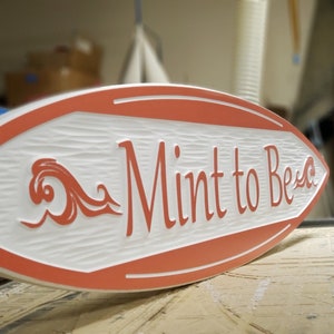 Personalized Custom 100% PVC 47 Carved Beach House - Etsy