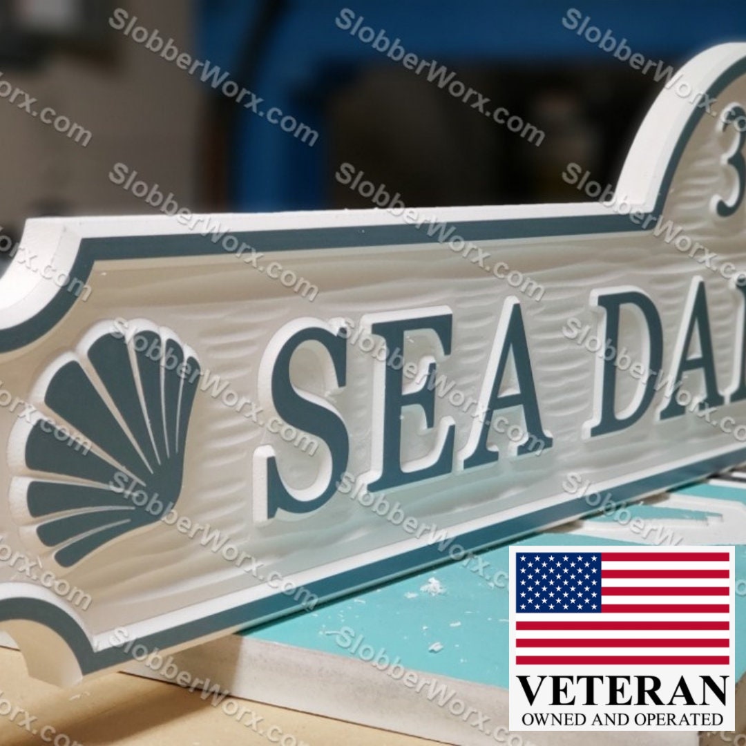 Personalized Custom PVC Sign for Your Beach Home Coastal Retreat ...