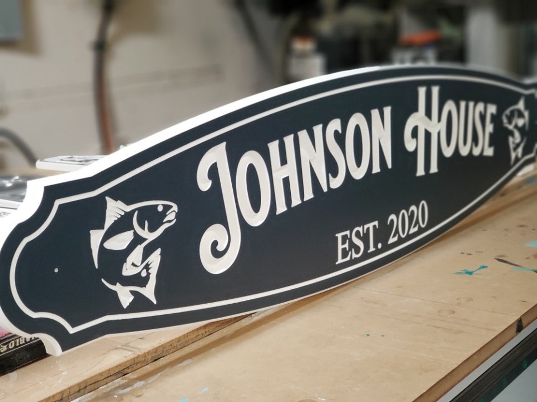 Personalized Custom PVC Sign for Your Beach Home Coastal Retreat ...