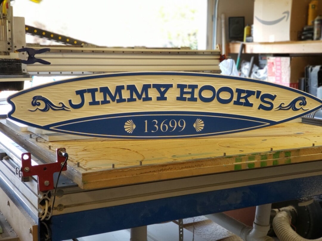 Personalized Custom PVC Sign for Your Beach Home Coastal Retreat ...