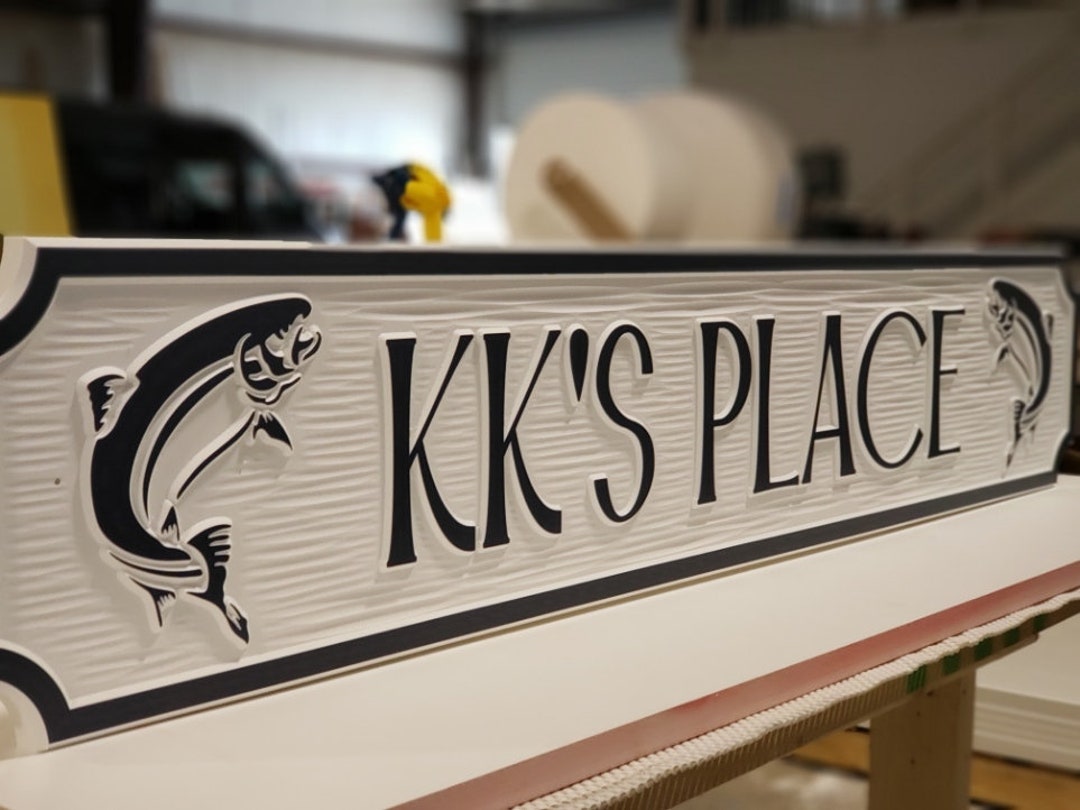 Personalized Custom PVC Sign for Your Beach Home Coastal Retreat - 47x6 ...