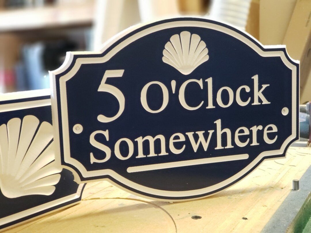 Personalized Custom 100% PVC Carved PVC Beach House Address Sign for ...