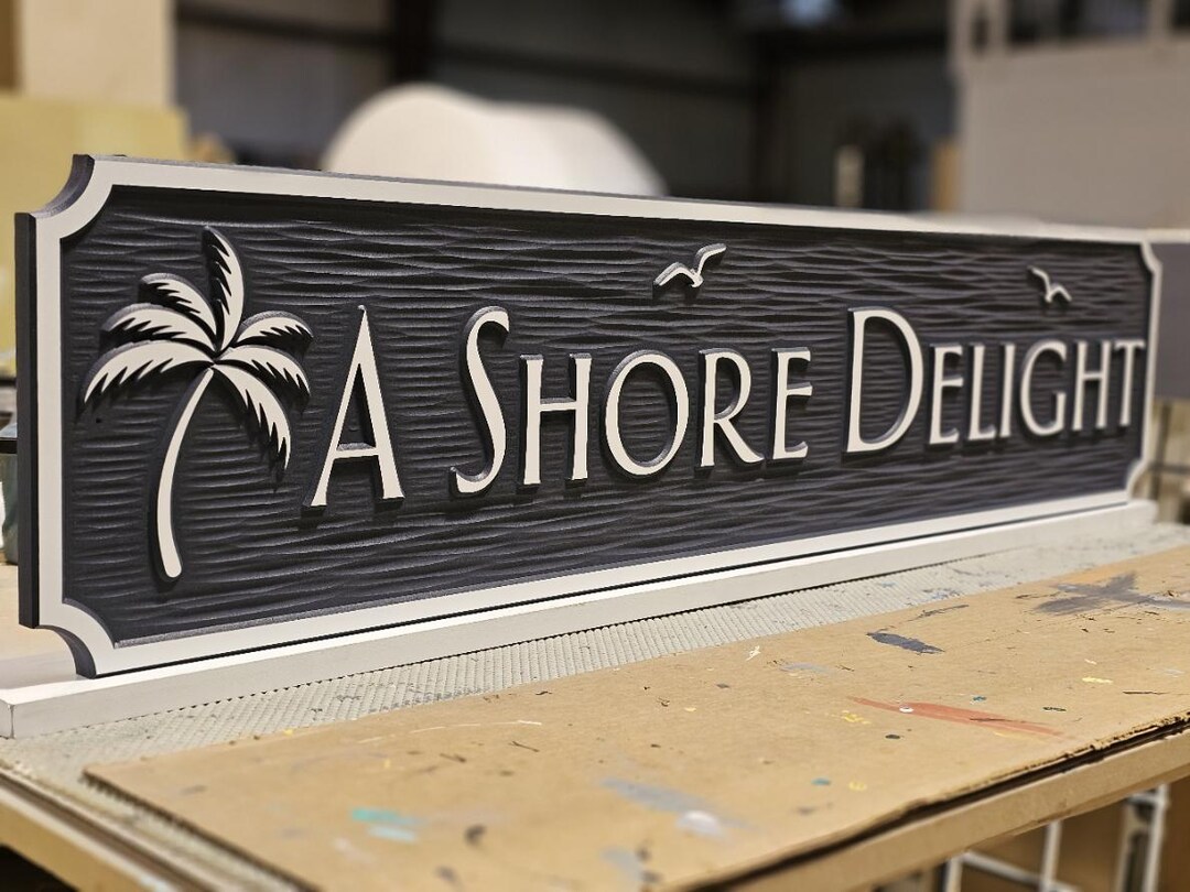 Personalized Custom PVC Sign for Your Beach Home Coastal Retreat ...