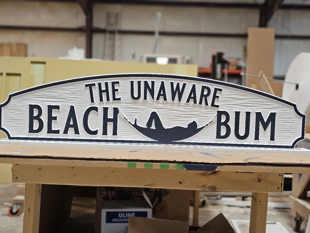 Personalized Custom PVC Sign for Your Beach Home Coastal Retreat ...