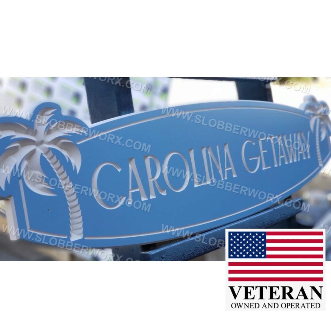 Personalized Custom PVC Sign for Your Beach Home Coastal Retreat ...