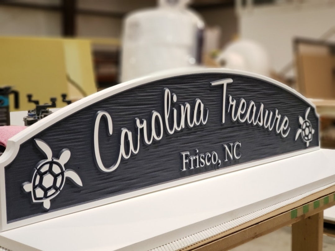 Personalized Custom PVC Sign for Your Beach Home Coastal Retreat ...