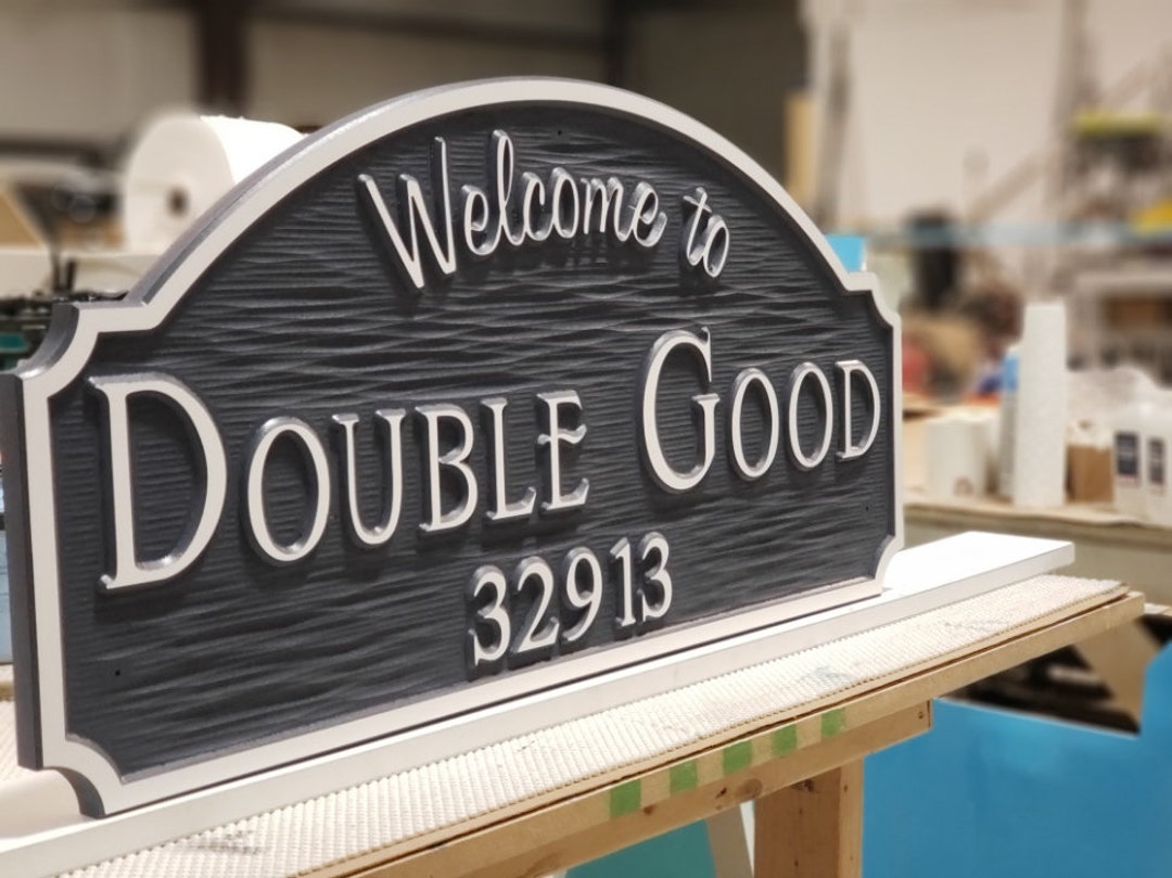 Personalized Custom PVC Sign for Your Beach Home Coastal Retreat ...