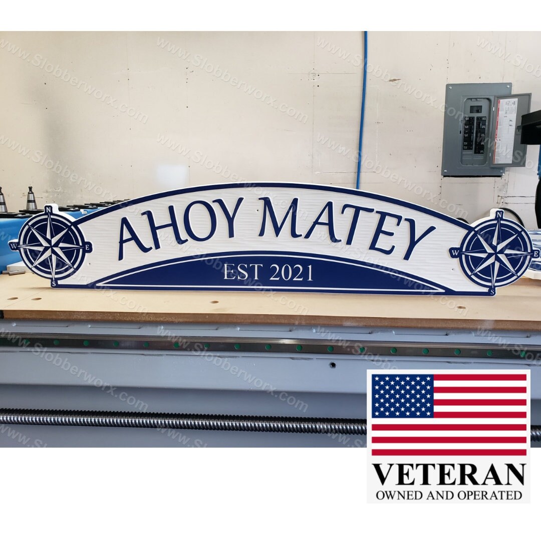 Personalized Custom 100% PVC 47 Carved Beach House - Etsy