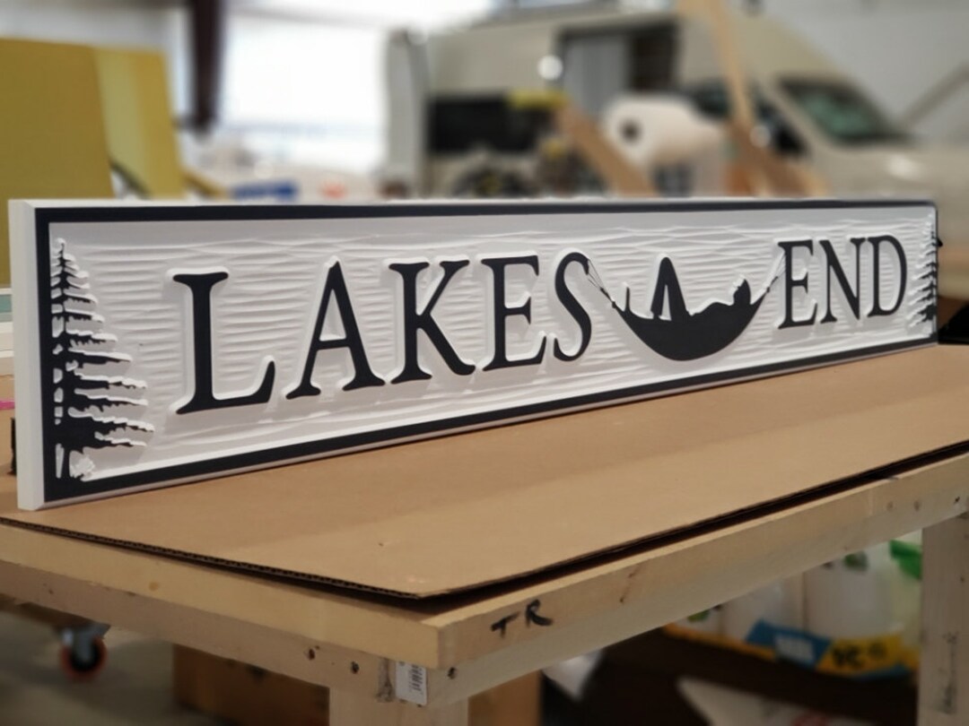 Personalized Custom PVC Sign for Your Beach Home Coastal Retreat 47x6 ...