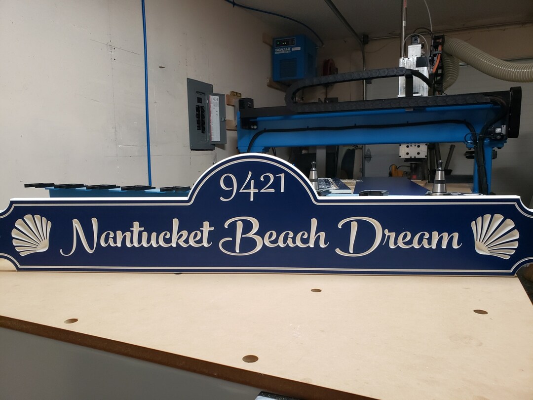 Personalized Custom PVC Sign for Your Beach Home Coastal Retreat ...