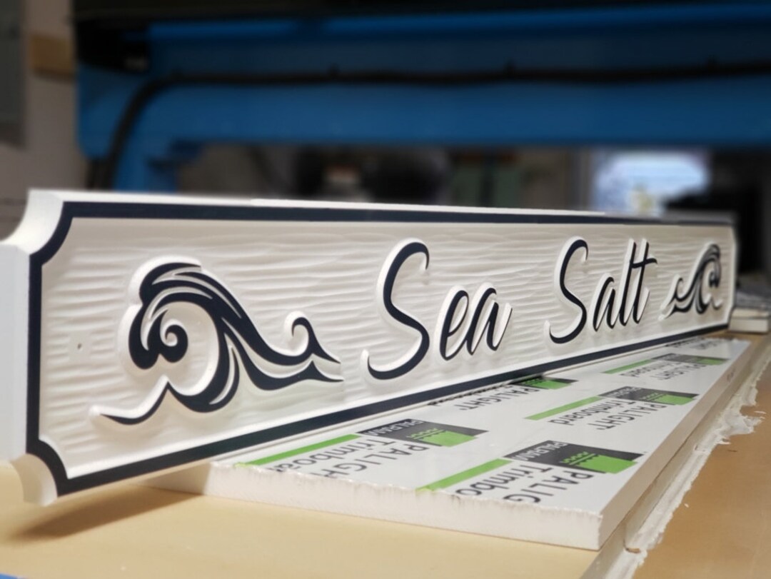 Personalized Custom PVC Sign for Your Beach Home Coastal Retreat - 47x6 ...