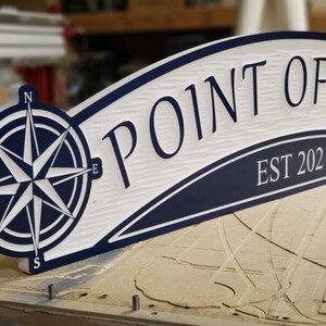 Personalized Custom PVC Sign for Your Beach Home Coastal Retreat ...