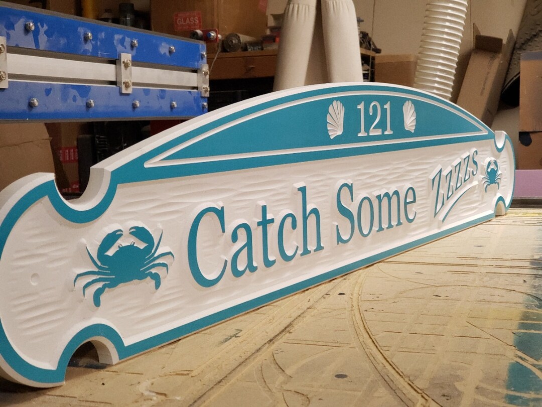 Personalized Custom PVC Sign for Your Beach Home Coastal Retreat ...