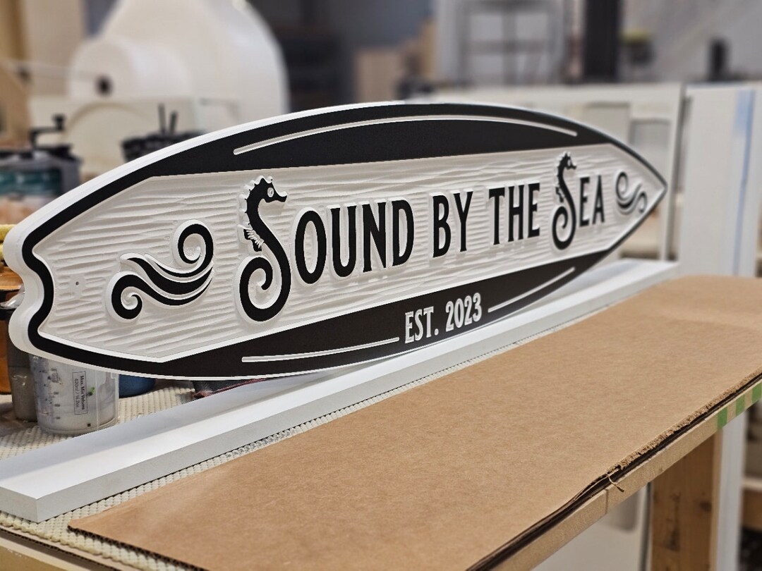 Personalized Custom PVC Sign for Your Beach Home Coastal Retreat ...
