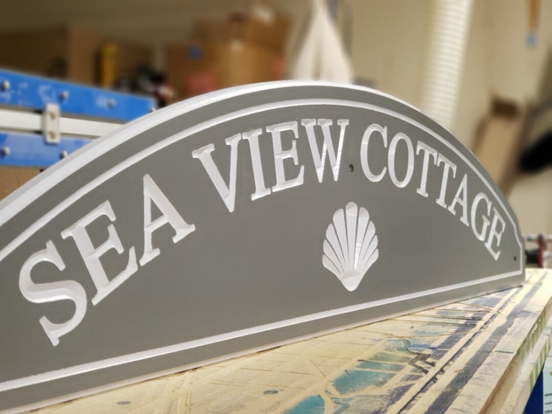 Personalized 100% PVC 47 Carved Beach House Nautical - Etsy