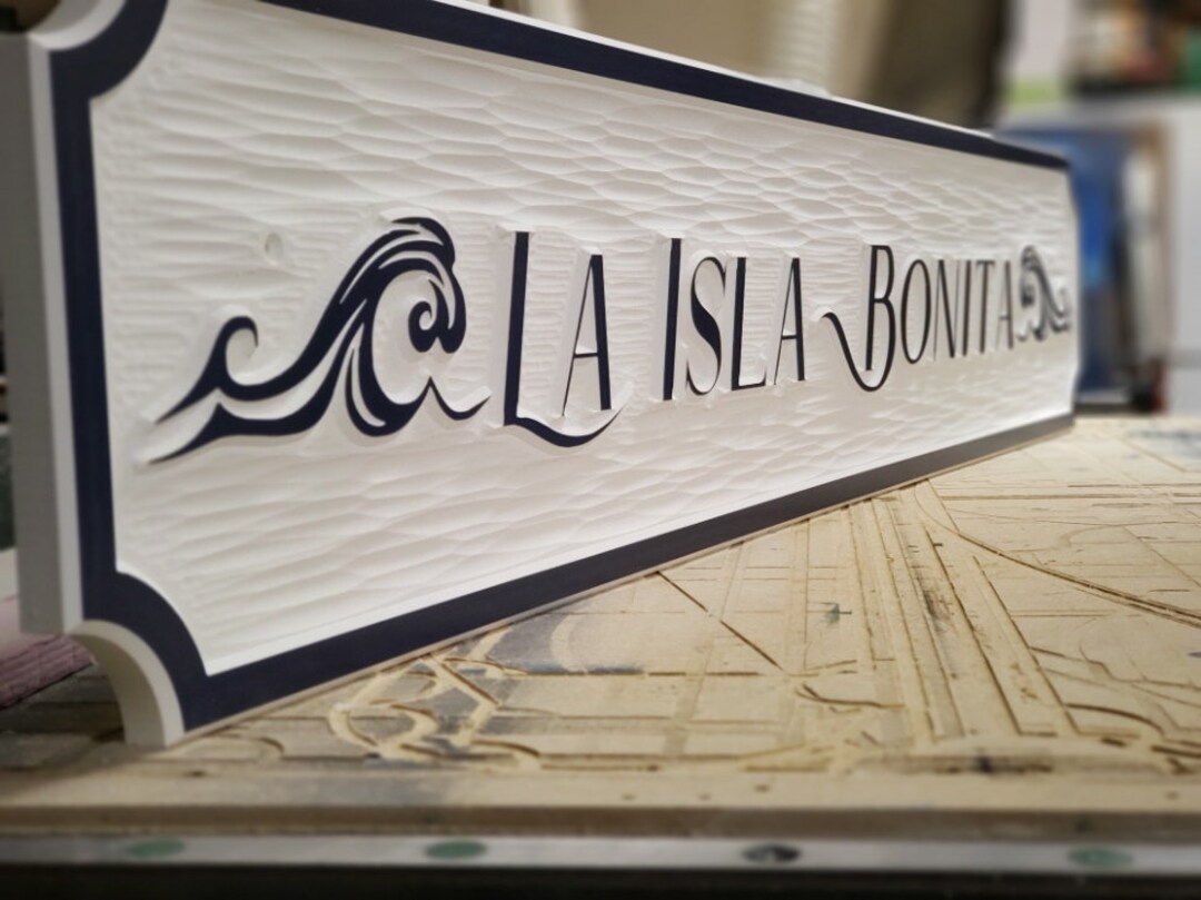 Personalized Custom PVC Sign for Your Beach Home Coastal Retreat ...