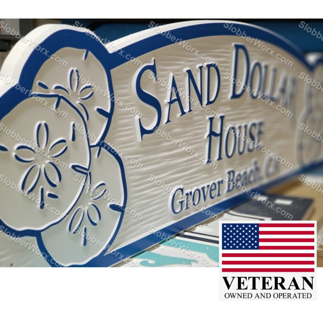 Personalized Custom PVC Sign for Your Beach Home Coastal Retreat ...