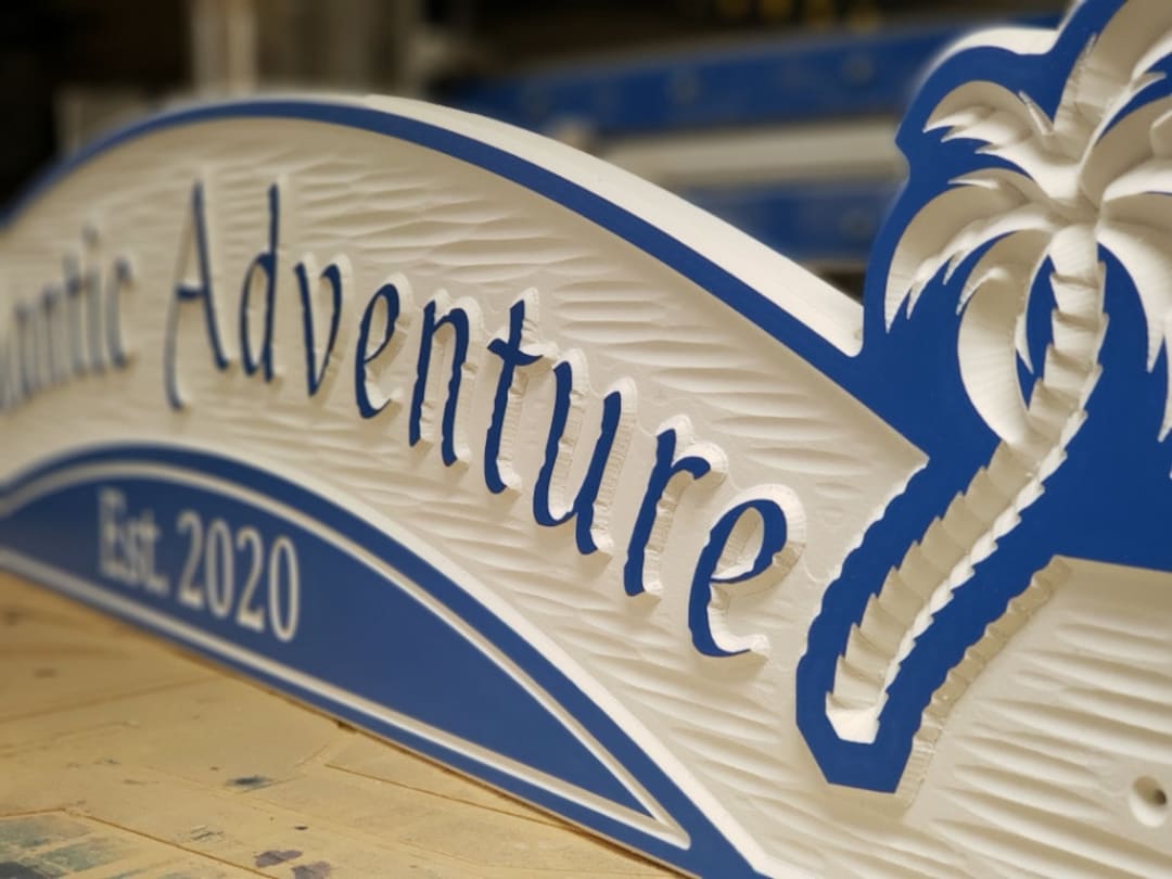 Personalized Custom PVC Sign for Your Beach Home Coastal Retreat ...