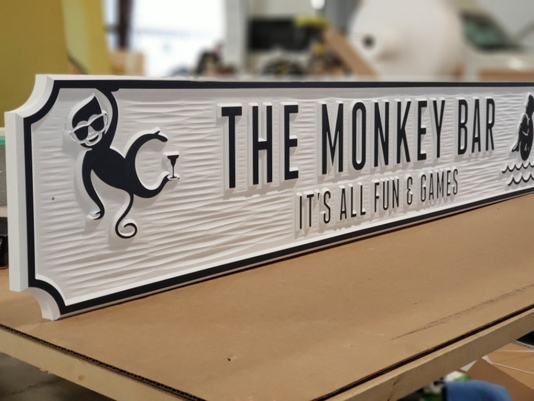 Personalized Custom PVC Sign for Your Beach Home Coastal Retreat - 47x6 ...