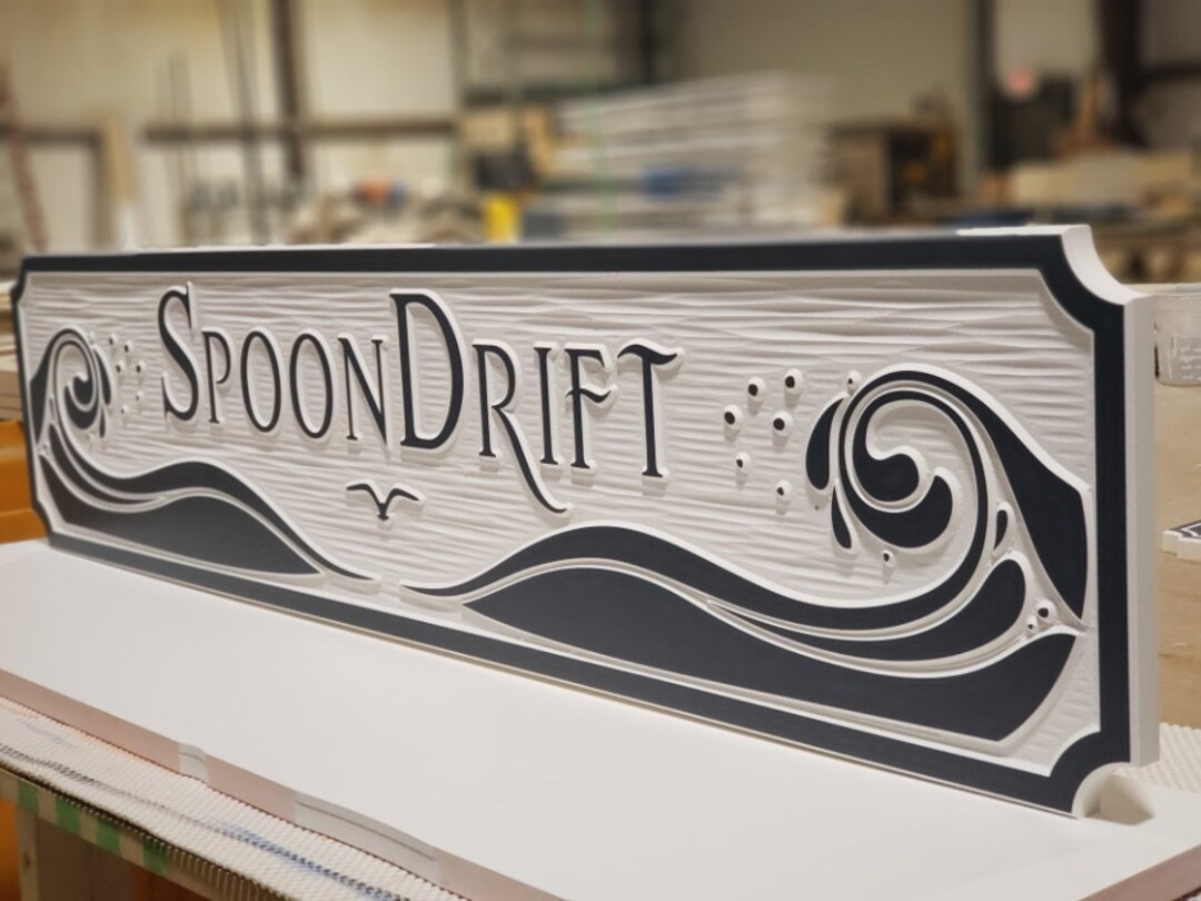 Personalized Custom PVC Sign for Your Beach Home Coastal Retreat ...