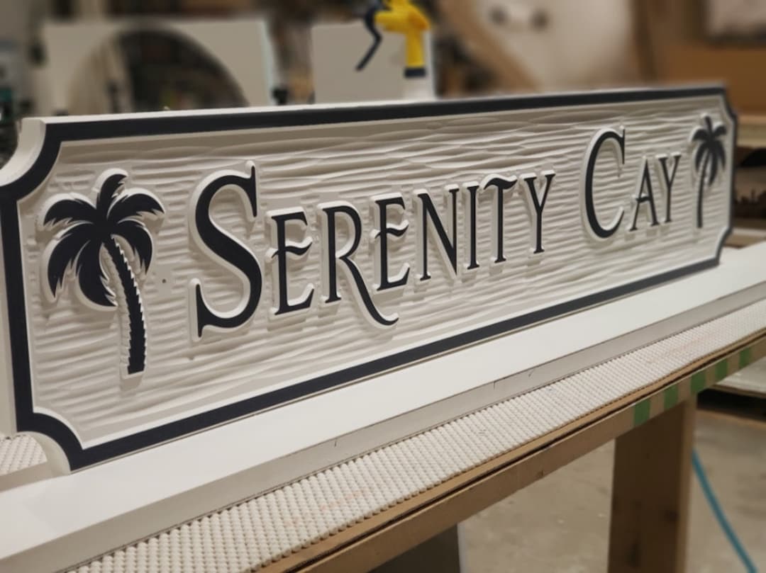 Personalized Custom PVC Sign for Your Beach Home Coastal Retreat ...