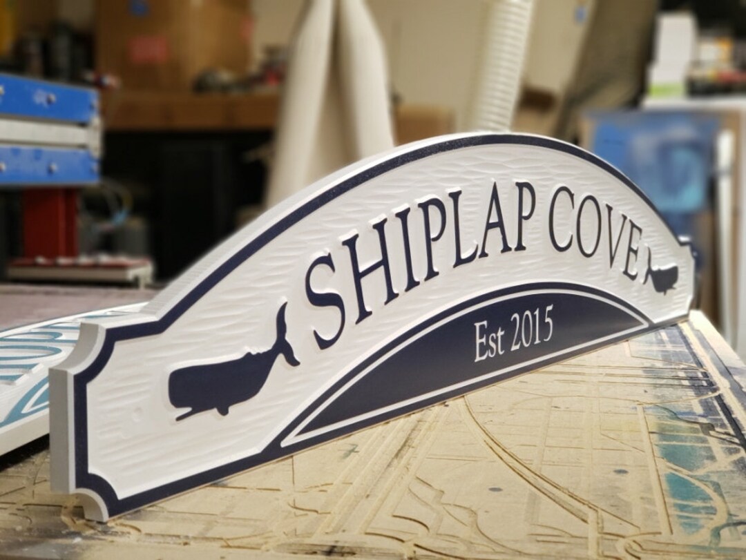 Personalized Custom PVC Sign for Your Beach Home Coastal Retreat ...