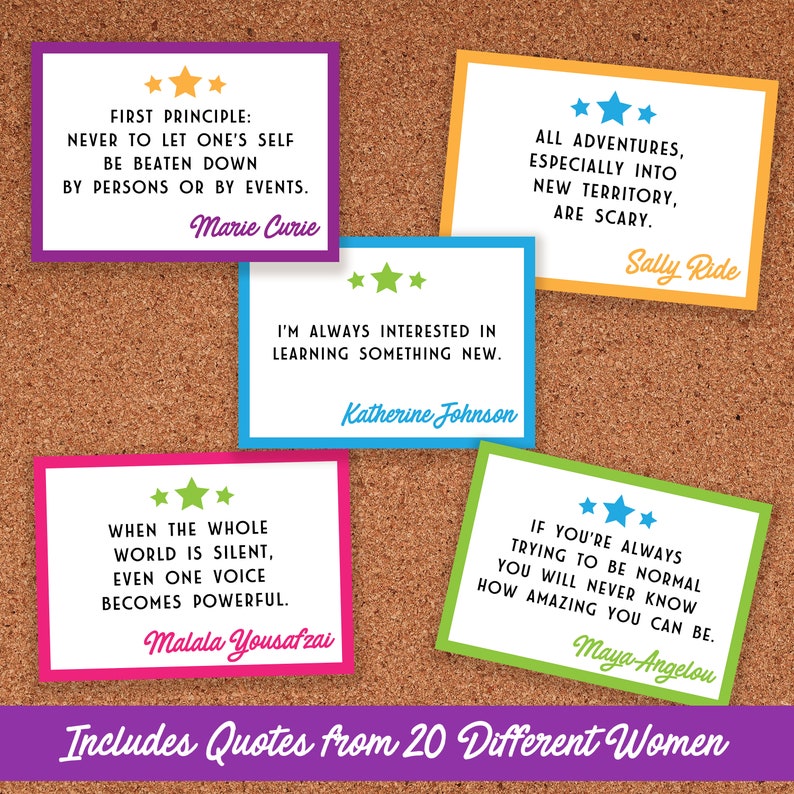Women's History Month | Printable Quotes | Digital Download | Classroom ...