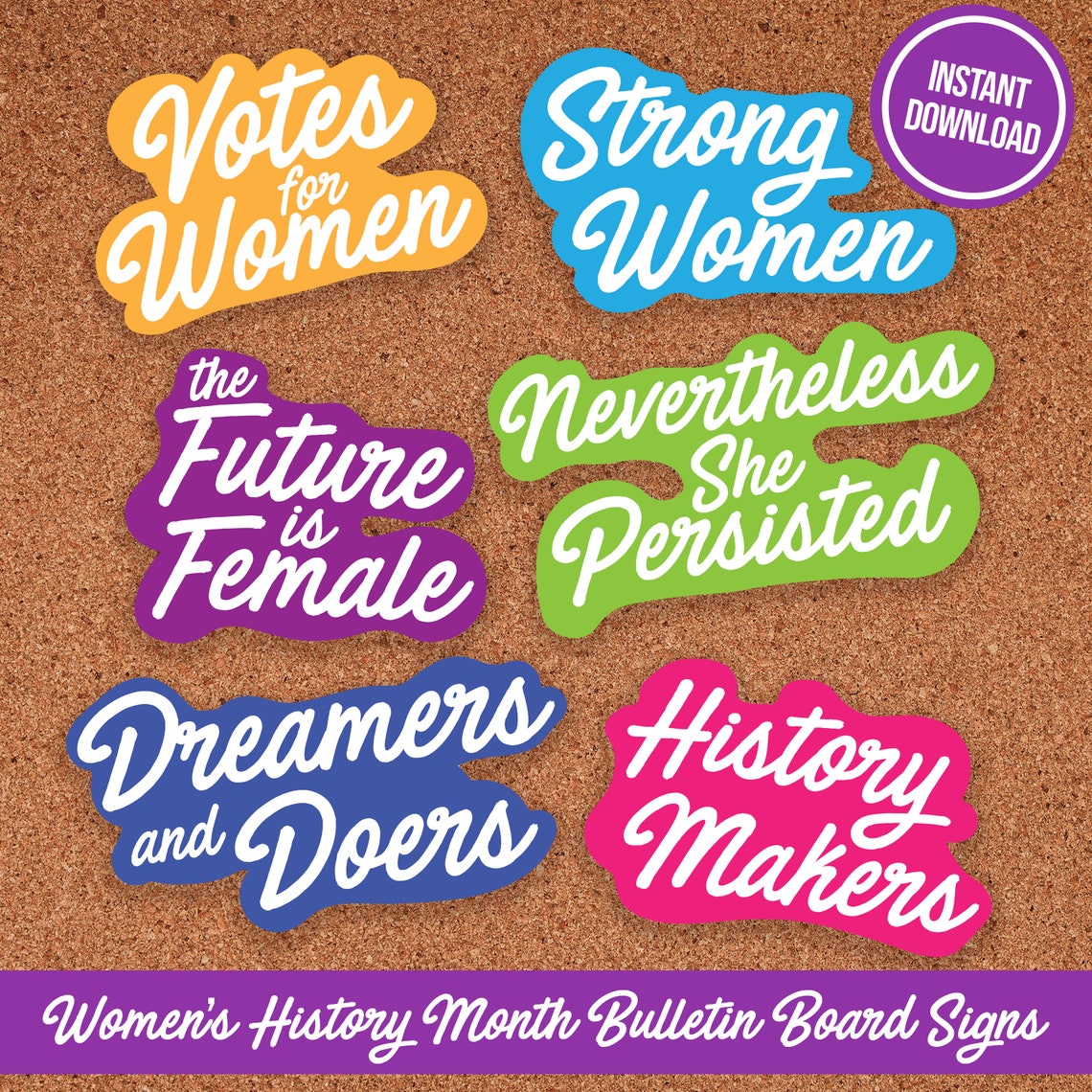 Women's History Month | Printable Signs | Digital Download | Classroom ...