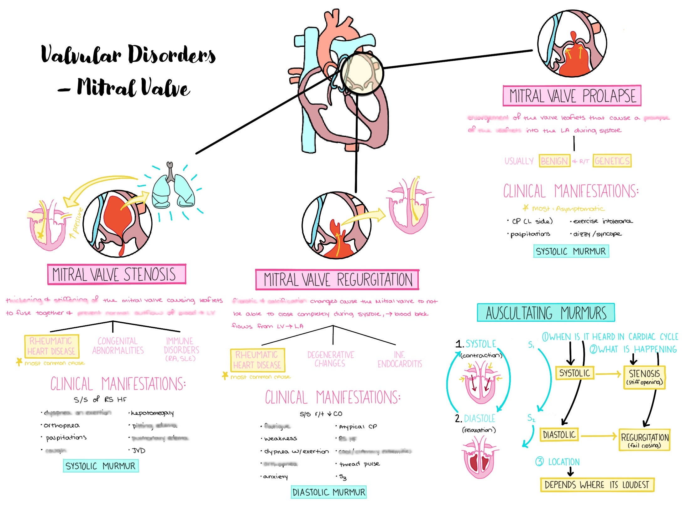 Cardiac Nursing Bundle Cardiovascular System Nclex Cheat Sheet 9 Pages