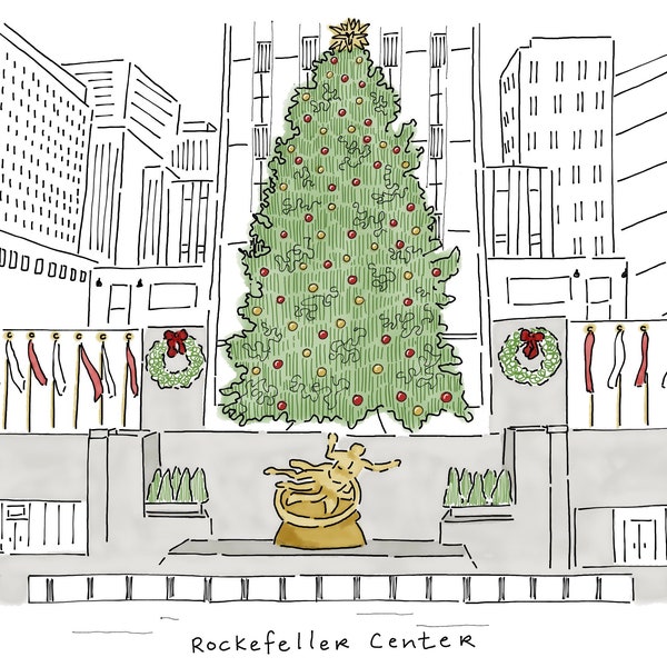 Rockefeller Center - Etsy