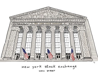 New York Stock Exchange Art - Etsy