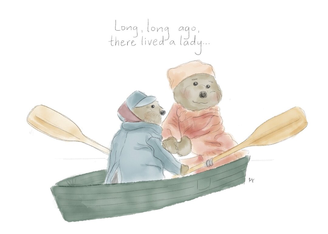 Emmet and Ma Otter Original Art Print - MATTED - Choose Your Movie ...