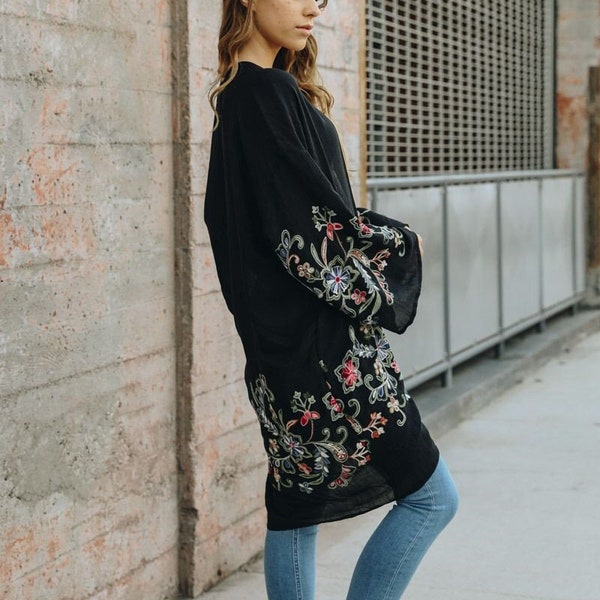 Bohemian Kimono Jacket - Etsy