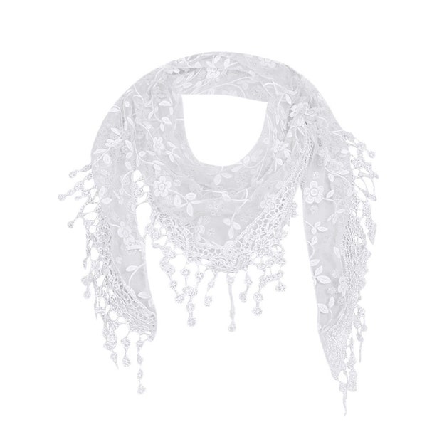 Lace Scarf - Etsy