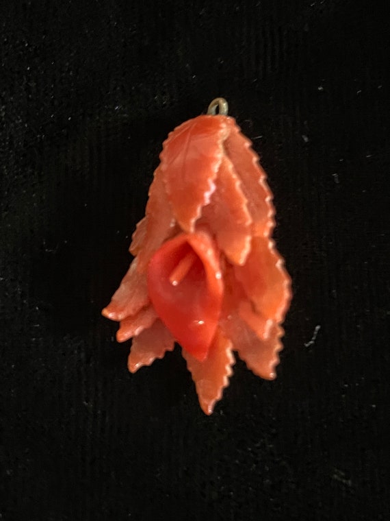 rare antique carved coral - Gem