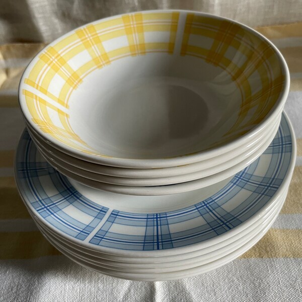 Plaid Dishes - Etsy