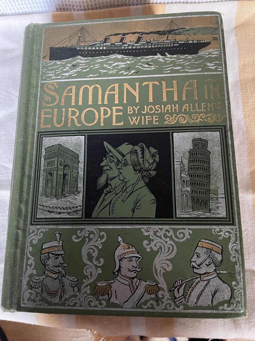 Vintage Antique 1895 Book "samatha in Europe" by Josiah Allen's Wife ...