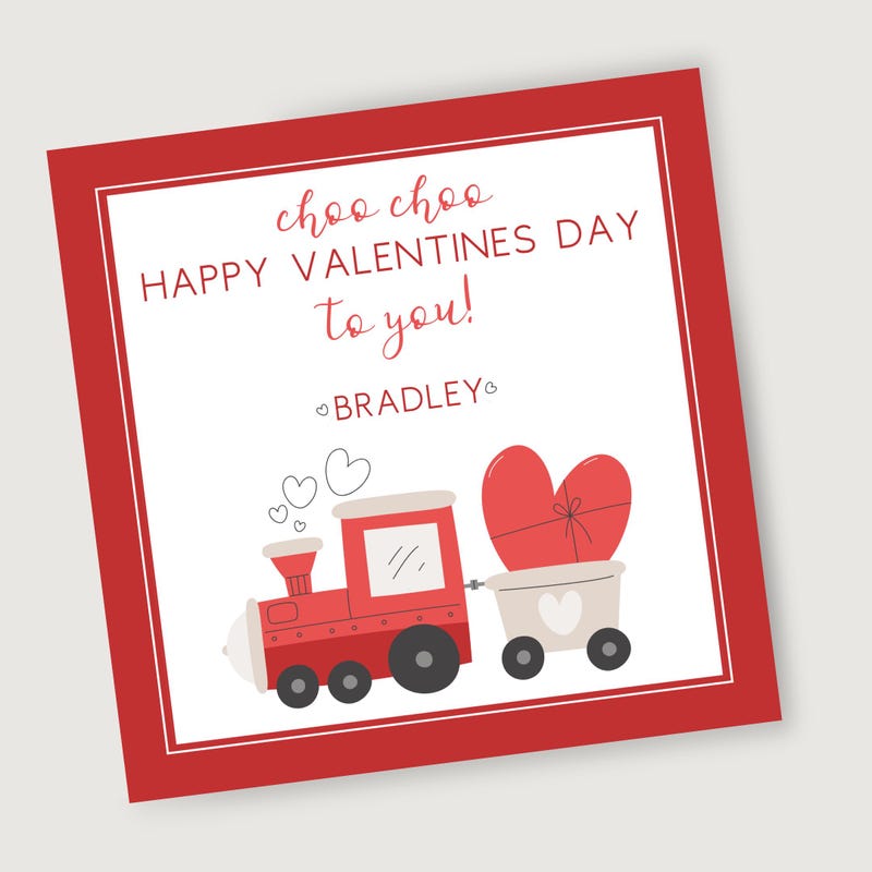 Train Valentine - Etsy