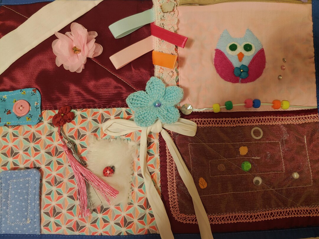 Fidget Blanket for Dementia or Alzheimer's Loved Ones, Sensory and ...