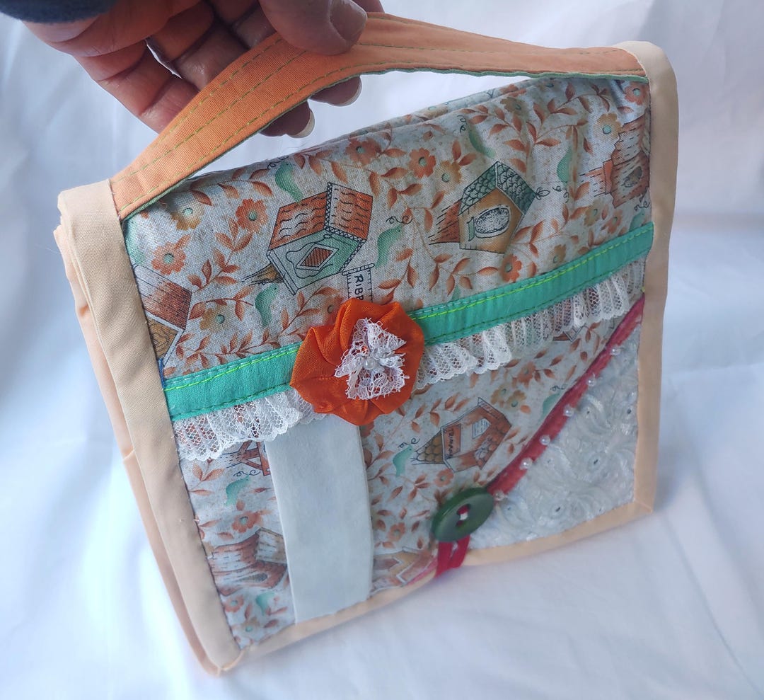 Fidget Book, Sensory/activity Book, Textile Activity Book - Etsy